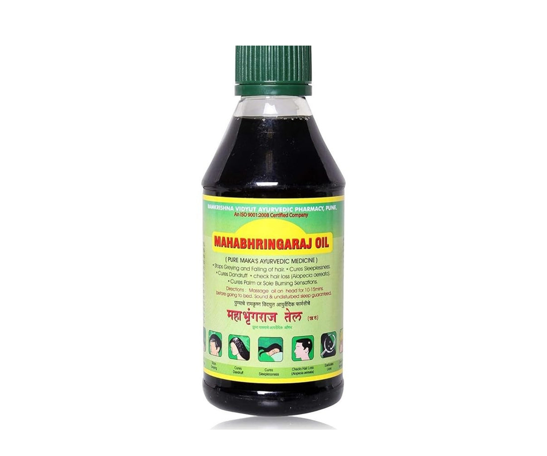 MAHABHRINGARAJ KRUM Ramakrishna Vidyut Ayurved Pharmacy Maka Oil ...